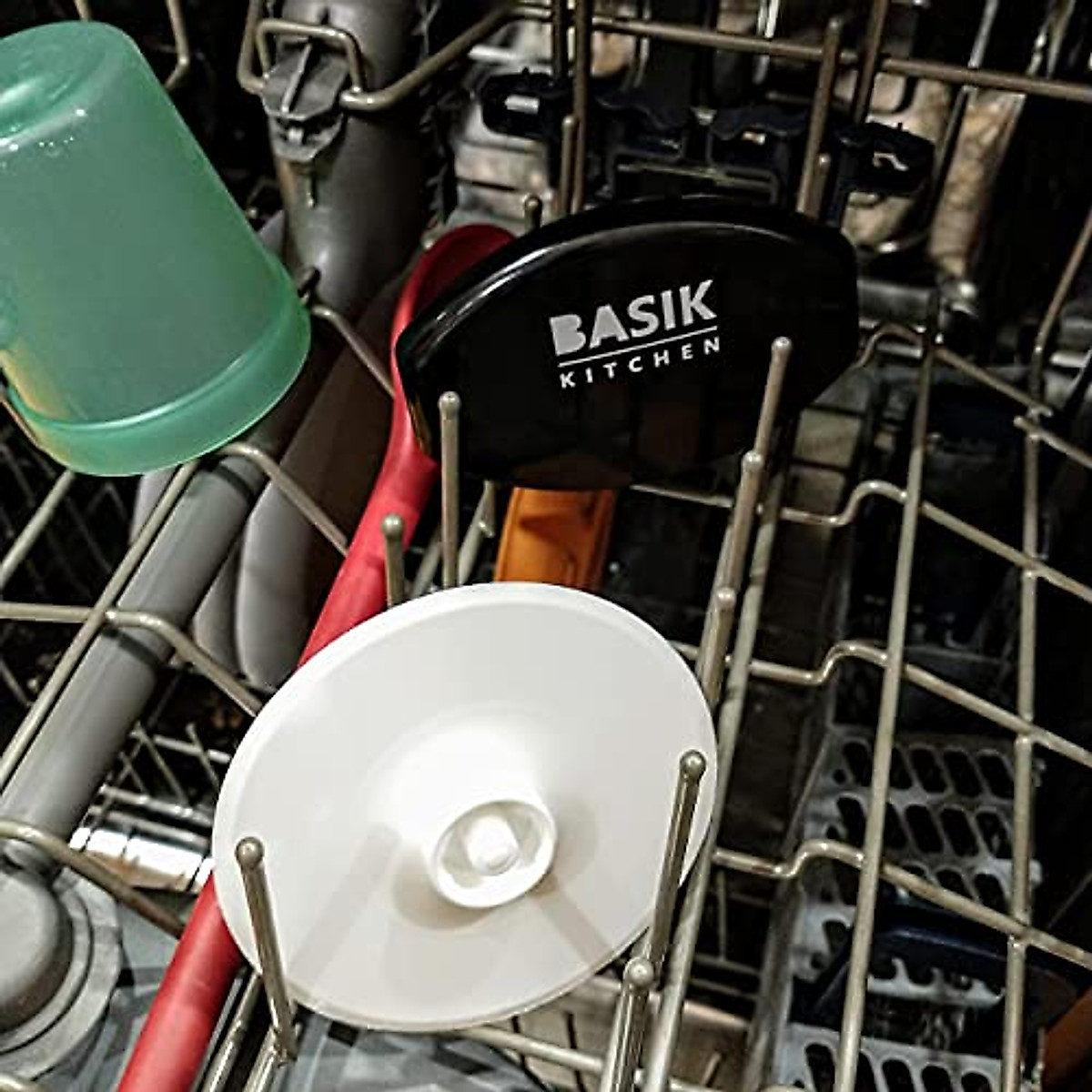 Basik Kitchen Safety Slicer - Snap-Apart Pizza Cutter/Kitchen Slicer - Dishwasher Safe