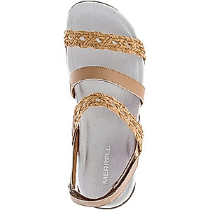 Merrell Women's Terran Braid Slingback Sandal, TAN, 10
