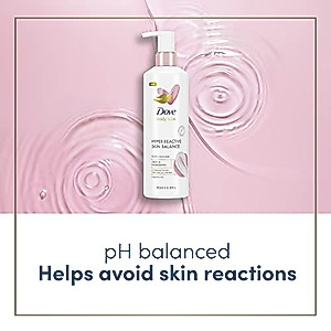 Dove Body Love Body Cleanser Reaction-Prone Skin 3 Count Hyper-Reactive Skin Balance for Ultra-Sensitive Fragrance Free Body Wash with Only 12 Ingredients 17.5 oz