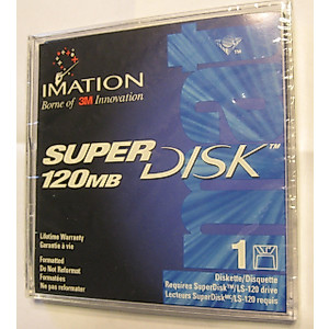 1-pack Superdisk 3.5in 120MB Pre-fmt (ls 120)