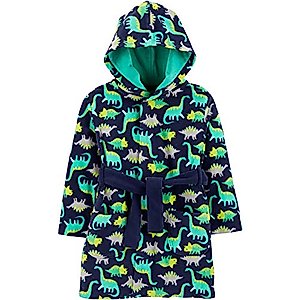 Simple Joys by Carter's Toddler Boys' Hooded Sleeper Robe, Green Dinosaur, 2-3T
