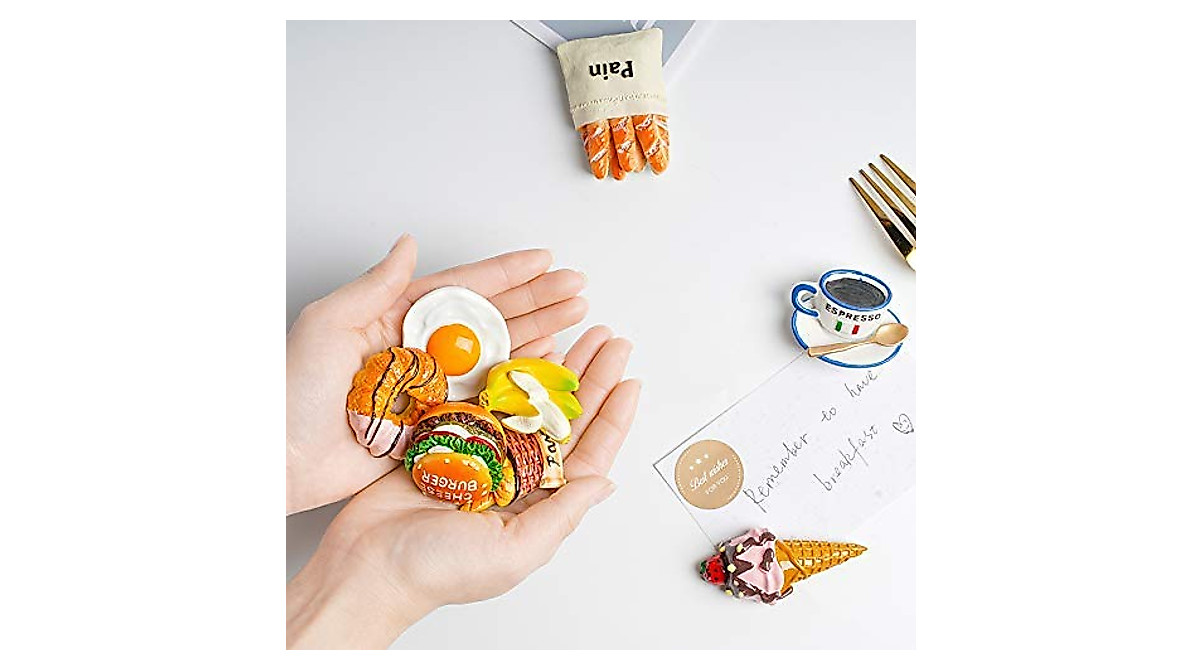 Cute 3D Food Refrigerator Magnets for Kitchen & More