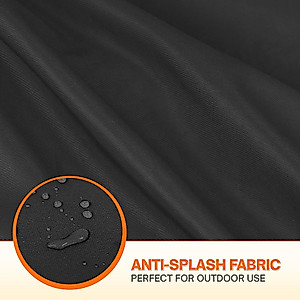 RULAER Patio Chair Cushion 20X20X4 Inch Outdoor Waterproof Seat Cushions Indoor Firm Yet Comfortable Square Dining Chair Pads Double Piping Washable Chair Pad (20x20x4（2pc）, Black)