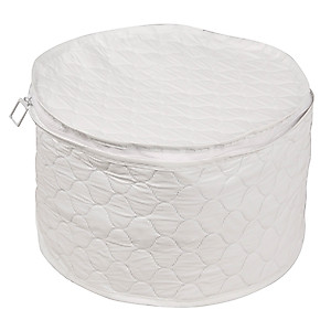 6 Piece Tabletop Quilted Vinyl Dinnerware Storage Set