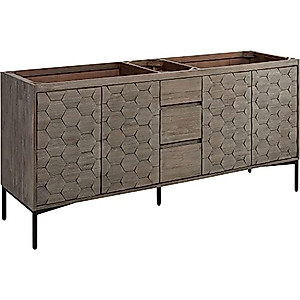 Signature Hardware 482231-NOTOP Devora 72" Double Vanity Cabinet Only - Less Vanity Top