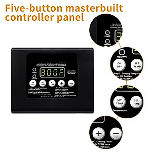 LED Digital Control Panel for Masterbuilt Part Number 990050048, Compatible with Masterbuilt 20070108/ 20070206/ESQ30B/ESQ30S and More Models