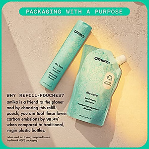 amika the kure bond repair shampoo, 275ml