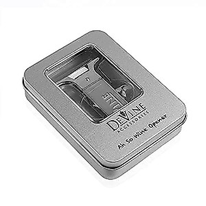 DeVine- Ah So Wine Opener for Vintage Bottles - Two-Prong Cork Puller & Corker With Sleek Case - Great Gift Idea