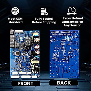 WIRELEL WR55X10942 Refrigerator Main Control Board Compatible for GE Replaces Part Numbers AP4436216, PS12069099 AP6048447 WR49X10060 Motherboard - 1 Year Warranty