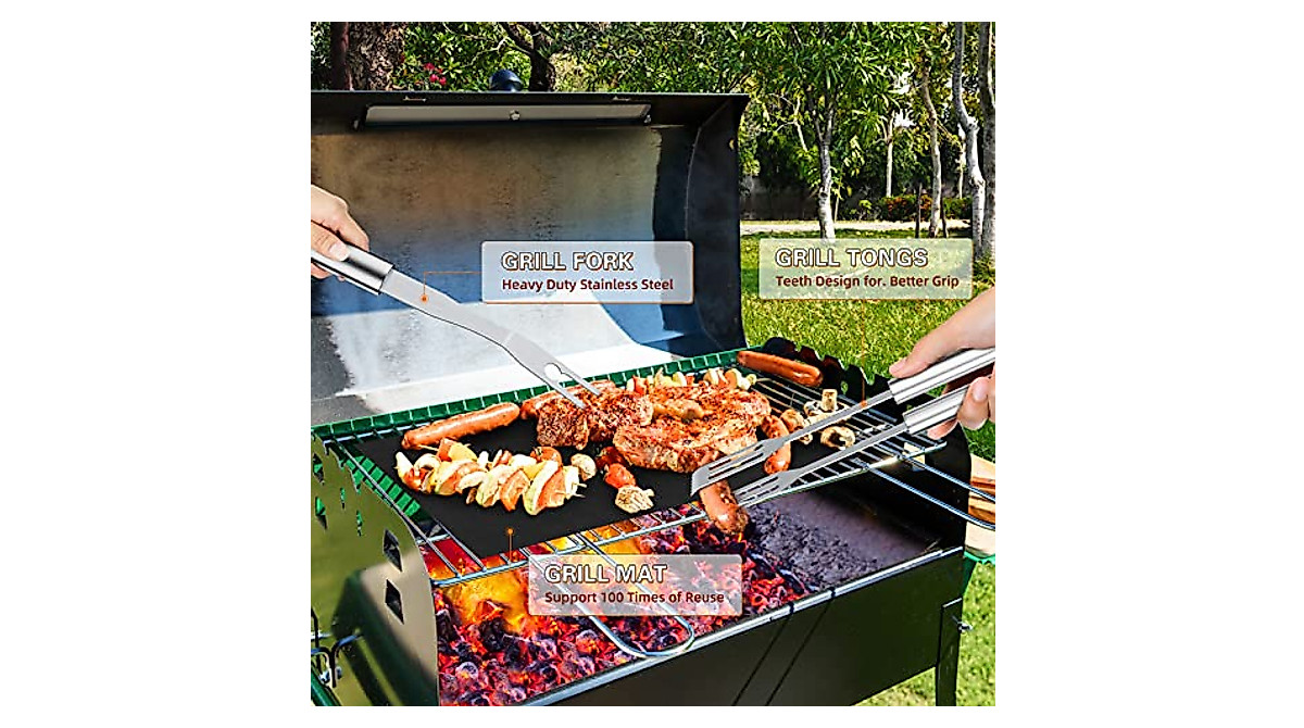 Heavy Duty Stainless Steel Basic BBQ Grill Accessories Barbecue Tool ...