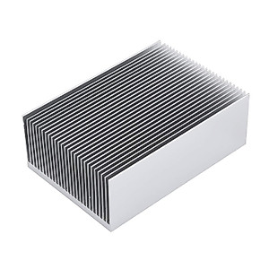 Awxlumv Large Aluminum Heat Sink 2.71"x2.71"x1.41"/ 69x69x36mm Heatsink High Power Cooling Plate 27 Fin Radiator GPU Cooler IC Module PC Computer Led PCB Charger Electronics Amplifier