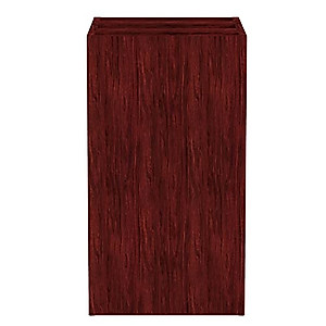 Alera ALEVA532822MY Valencia Series 15.63 in. x 20.5 in. x 28.5 in. Box/File Full Pedestal - Mahogany