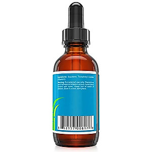 Pure Plant-Based Squalane Oil Boosted with Vitamin E (LARGE 2 oz) - Organic ECOCERT/USDA Certified Squalane Derived from Sugarcane - Best Moisturizer For Face, Body, Skin & Hair - 2 fl oz / 60 ml