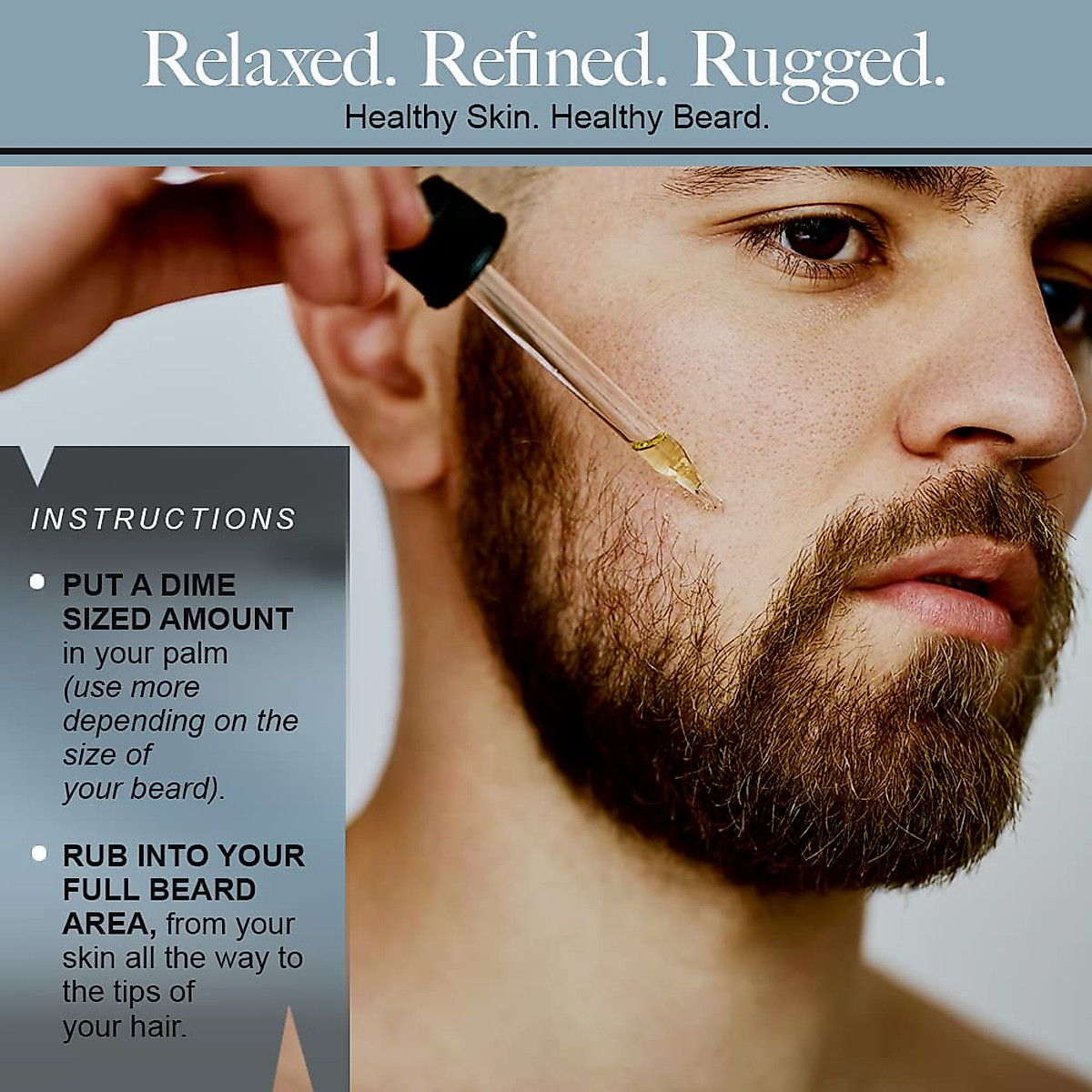 Rugged Legacy - Beard Oil, Sledgehammer 1oz Beard Oil For Men - Mens Beard Oil with Scents of Bergamot, Vanilla, and Patchouli like Ancient Vikings - Natural Beard Oil for Softer & Manageable Beard