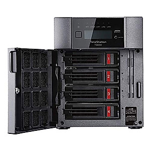 BUFFALO TeraStation 6400DN 16TB (4x4TB) Desktop NAS with HDD Included + Snapshot Protection Against Ransomware / 4 Bay / 10GbE / Storage Server/NAS Server/NAS Storage/Network Storage/File Server