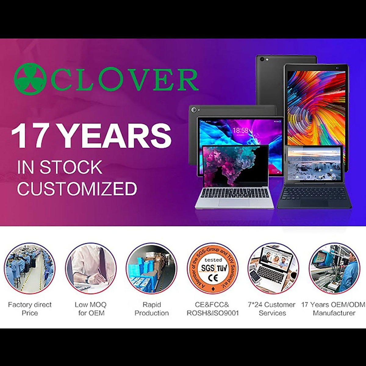Clovertek Tablet,10.1 inch Android 13 Tablet PC,MT8766,3GB RAM,32GB ROM,4G LTE,5+8MP,G+G,Dual Speaker