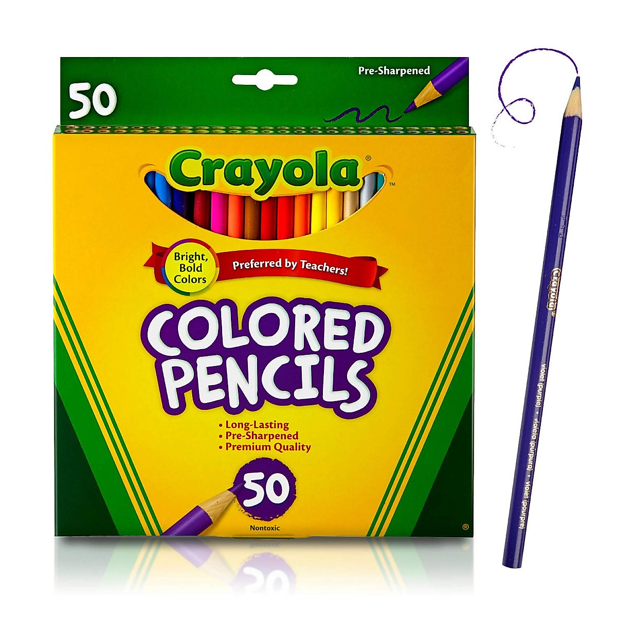 Crayola Colored Pencils, 50 Count