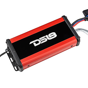 DS18 Hydro NXL-N2 Amplifier 2-Channel Ultra Compact 900W Peak Power, Stereo Full Range Amp, Class D, Waterproof IP67, Digital Marine Amplifier, Nano Size - All Elements, for All Applications