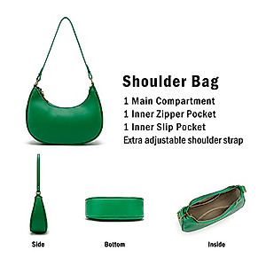 Scarleton Purses for Women, Crossbody Bags for Women, Lightweight with 2 Straps Shoulder Bag for Casual & Party, H208813 - Green