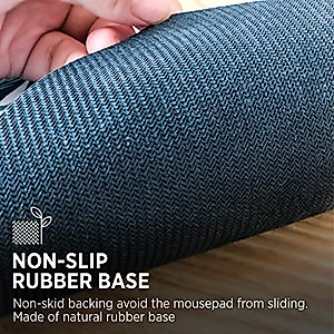 Oriday Gaming Mouse Pad Custom for Home and Office, Modern Gradation Design, Non-Slip Rubber Thick Mouse Pad for Computers Desktops, PC, Laptop (Mint Marble)