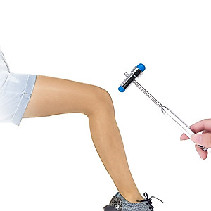 Reflex Hammer, with Needle and Brush - Tromner Neurological Reflex Hammer for Neurologic Reflex Diagnosis and Testing - Light Weight Neurology Therapy Instrument by QIYUN - Blue