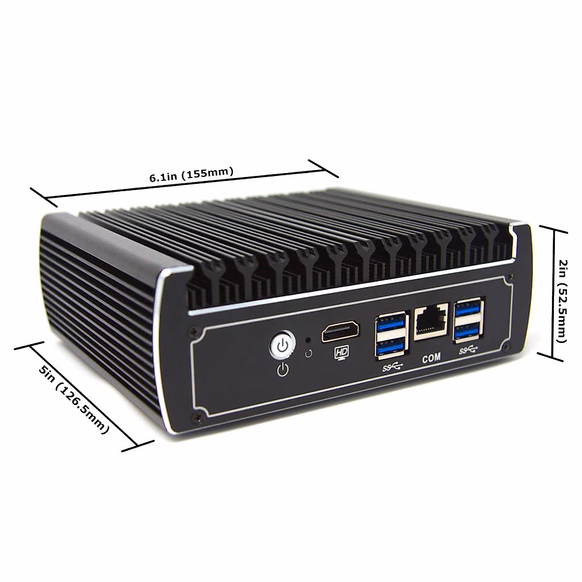 Protectli Vault 6 Port, Firewall Micro Appliance/Mini PC - Intel Dual Core, AES-NI, 64GB RAM, 960GB SSD
