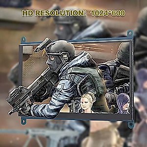 Pavv 7 Inch HD Display Touchscreen, HDMI 1024x600 Capacitive Display Screen for Raspberry Generation 1 2 3, Computer Monitor Supports Windows 7 8 10