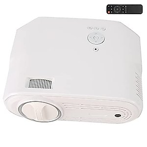 Movie Projector, Portable Video Projector 1080P, Home Movie Projector Compatible with TV BoxHDMIVGAUSBLaptopSmart Phone (US Plug)
