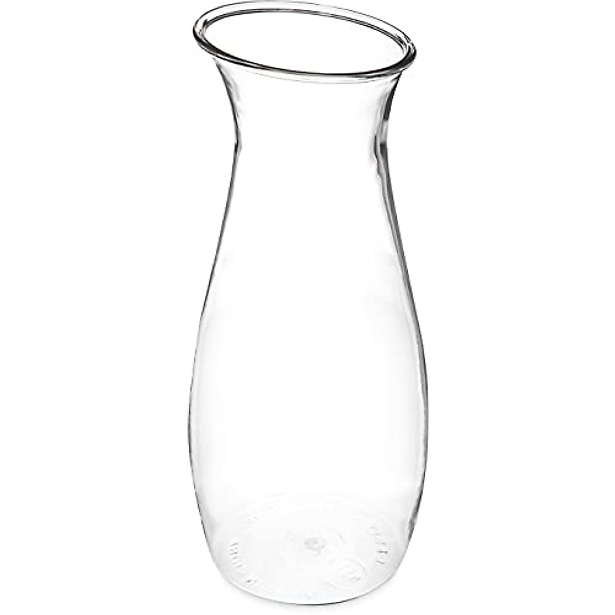 Carlisle FoodService Products 7090207 Cascata Carafe Juice Jar Beverage Decanter Only, Plastic, 1 L, Clear