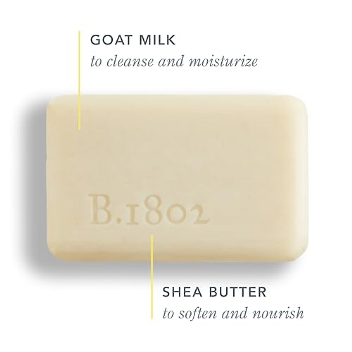 Beekman 1802 Goat Milk Body Soap Bar, Fig Leaf - Scented - 9 oz - Nourishes, Moisturizes & Hydrates - 100% Vegetable Soap with Lactic Acid - Good for Sensitive Skin - Cruelty Free