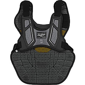 Rawlings | VELO 2.0 Catcher's Chest Protector | Baseball | Adult - 17" | Black/Graphite