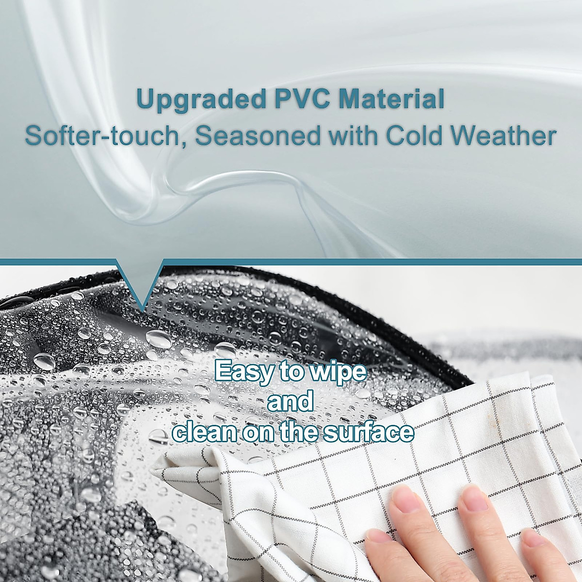 iSPECLE Clear Backpack, Durable School Backpack with Laptop Compartment Clear Backpack with Reinforced Padded Straps Transparent Bag for School, Work, Security, Black