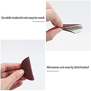 SPEEDWOX 100pcs Sanding Discs 2 inch Sandpaper 80 Grit Hook and Loop Sanding Discs for Sanders Drill Grinder Rotary Tools Attachment Woodworking Wood Auto, No Hole