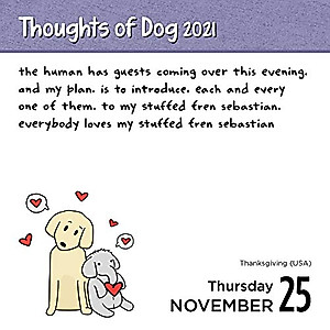 Thoughts of Dog 2021 Day-to-Day Calendar