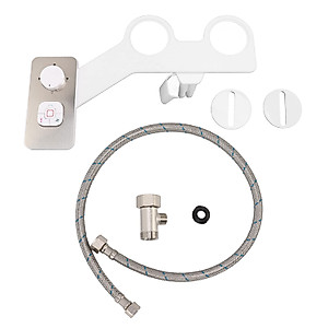 Hilitand Slim Toilet Seat Bidet Attachment, Ultra Slim Bidet Toilet Seat Attachment, Ultra Slim Bidet Toilet Seat Attachment, Non Electric, Bidet Attachments