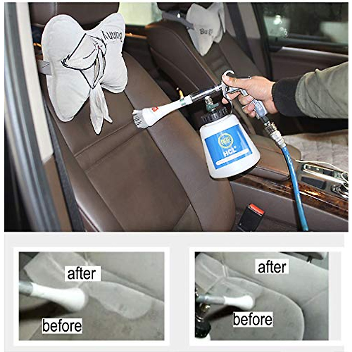 CPROSP Tornado Car Washer, Car High Pressure Interior Cleaner, Turbo High Pressure Car Cleaning Gun