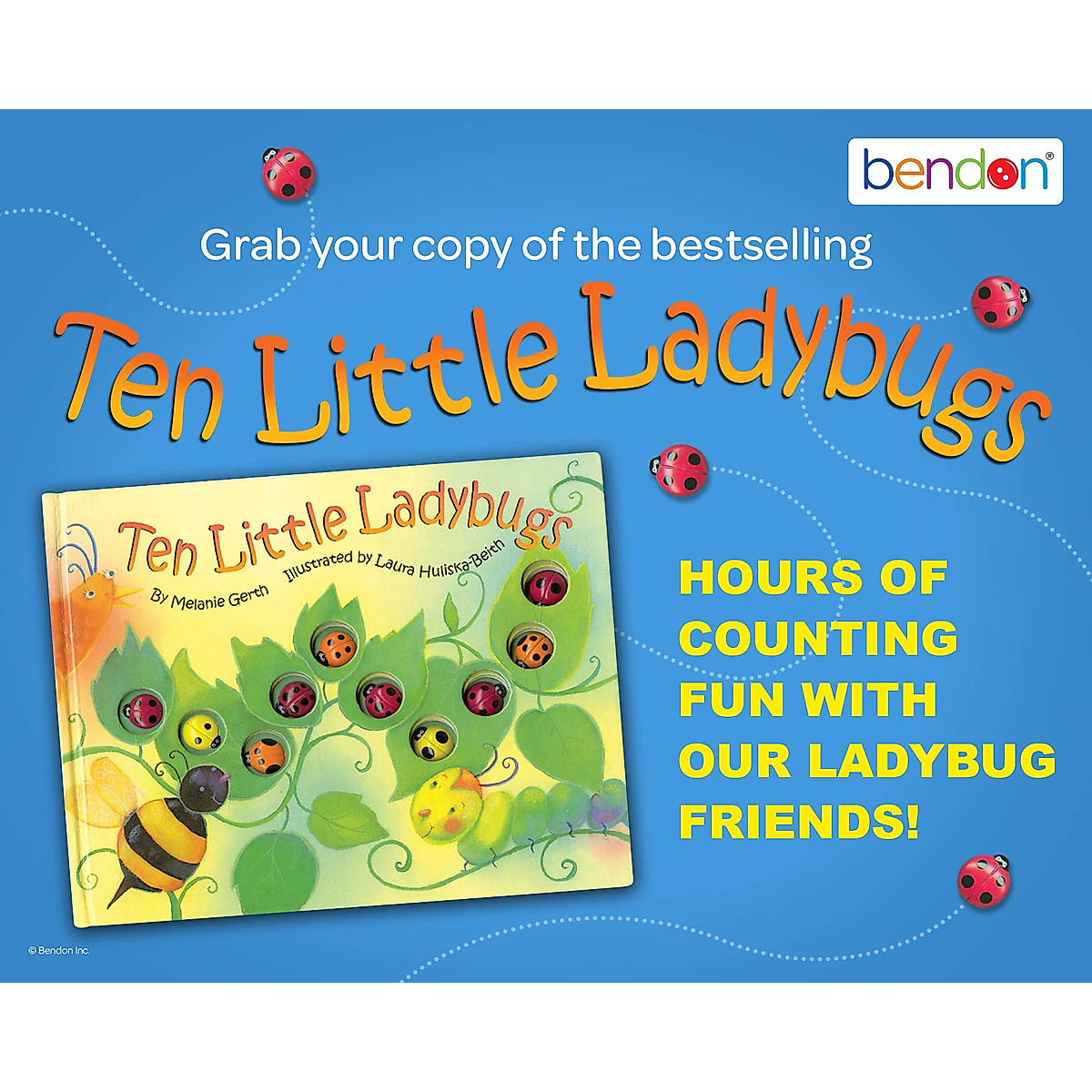 Bendon Ten Little Ladybugs Piggy Toes Press Storybook