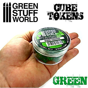 Green Stuff World Green Cube Tokens 1564