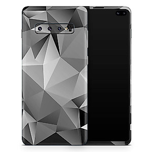 DesignSkinz Vector Black & White Abstract Connect Pattern Protective Vinyl Decal Wrap Skin Cover Compatible with The Samsung Galaxy S20 (Screen Trim & Back Glass Skin)