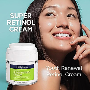Retinol Cream, Retinol Face Moisturizer, Anti Wrinkle Cream For Face, Neck Firming, Retinol Eye Cream, Face Cream Anti Aging, Korean Skin Care Retinol Moisturizer, Collagen Retinol Hyaluronic Acid Cream