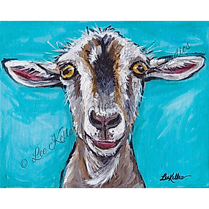 Goat art Print, Gizmo' Goat lover gift, Goat decor