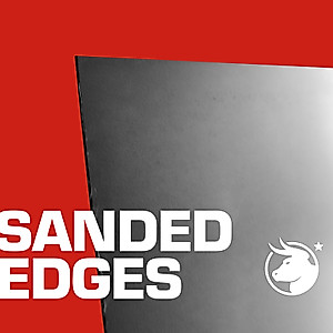 Metoro Steel 16 Gauge Mild Steel Sheet Metal Plate. 12"x18". Cold Rolled Steel Sheets Offer a Variety of Outstanding Properties, Including Easy formability, a Smooth, Clean Surface, Easy to Weld.