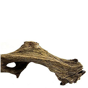 Galápagos (05287) Sinkable Driftwood Bed, Natural, Large/18-24"