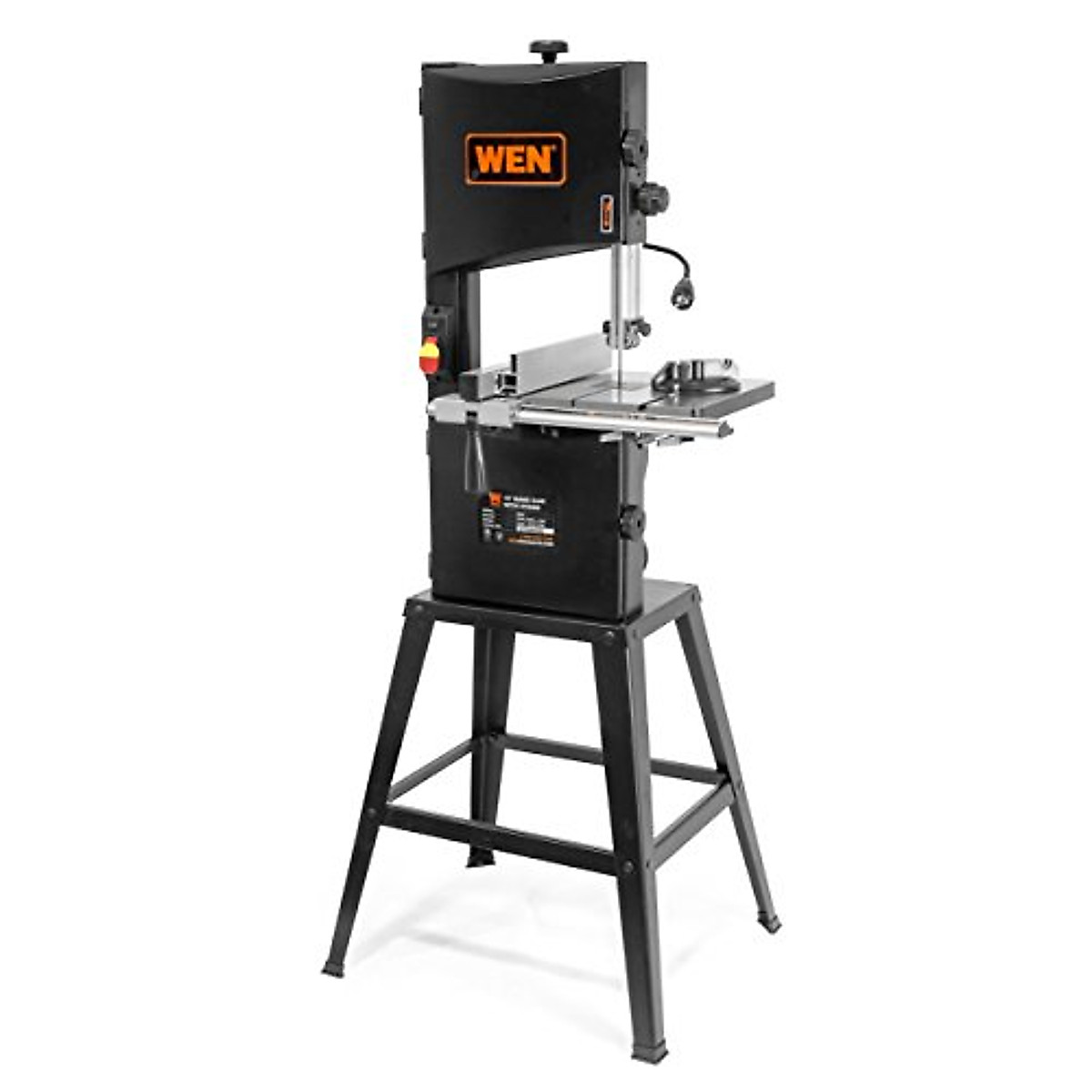 WEN 3962T 3.5-Amp 10-Inch Two-Speed Band Saw with Stand and Worklight