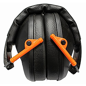 Walker's Passive Folding Muff, Black and Orange