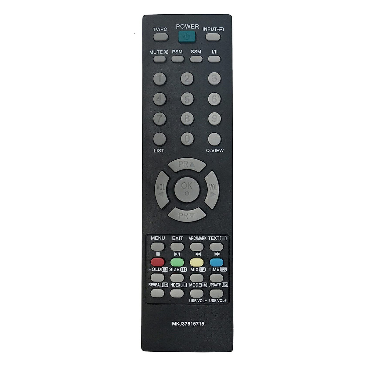 Allimity MKJ37815715 Replaced Remote Control Fit for LG Moniter TV M197WAP M227WAP M237WAP M197WAP-PT