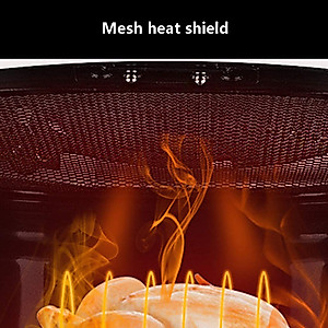 Household Air Fryer 1000W Office Mini Small Capacity Multifunction Oilless French Fries Electric Fryer Kitchen Non Stick Oven Automatic Power Off 2.2L