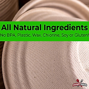 Mini Restaurant-Grade, Small 8 oz Bowls Bulk 200Pk. Great for Ice Cream, Chili or Soup. Disposable, Compostable Bowls are Allergen-Free, Leakproof and Microwave Safe for Hot or Cold Use