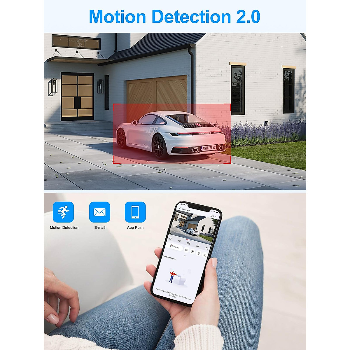 Anpviz 4K 8 Channel PoE NVR with 2TB Hard Drive, 8 Channel H.265+ NVR Support 8MP/6MP/5MP/4MP/3MP/1080P IP PoE Camera for Home Security Camera System 24/7 Recording (H Series)