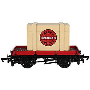 Bachmann Trains - Thomas & Friends™ 1 Plank Wagon with BRENDAM Cargo & Freight Crate - HO Scale